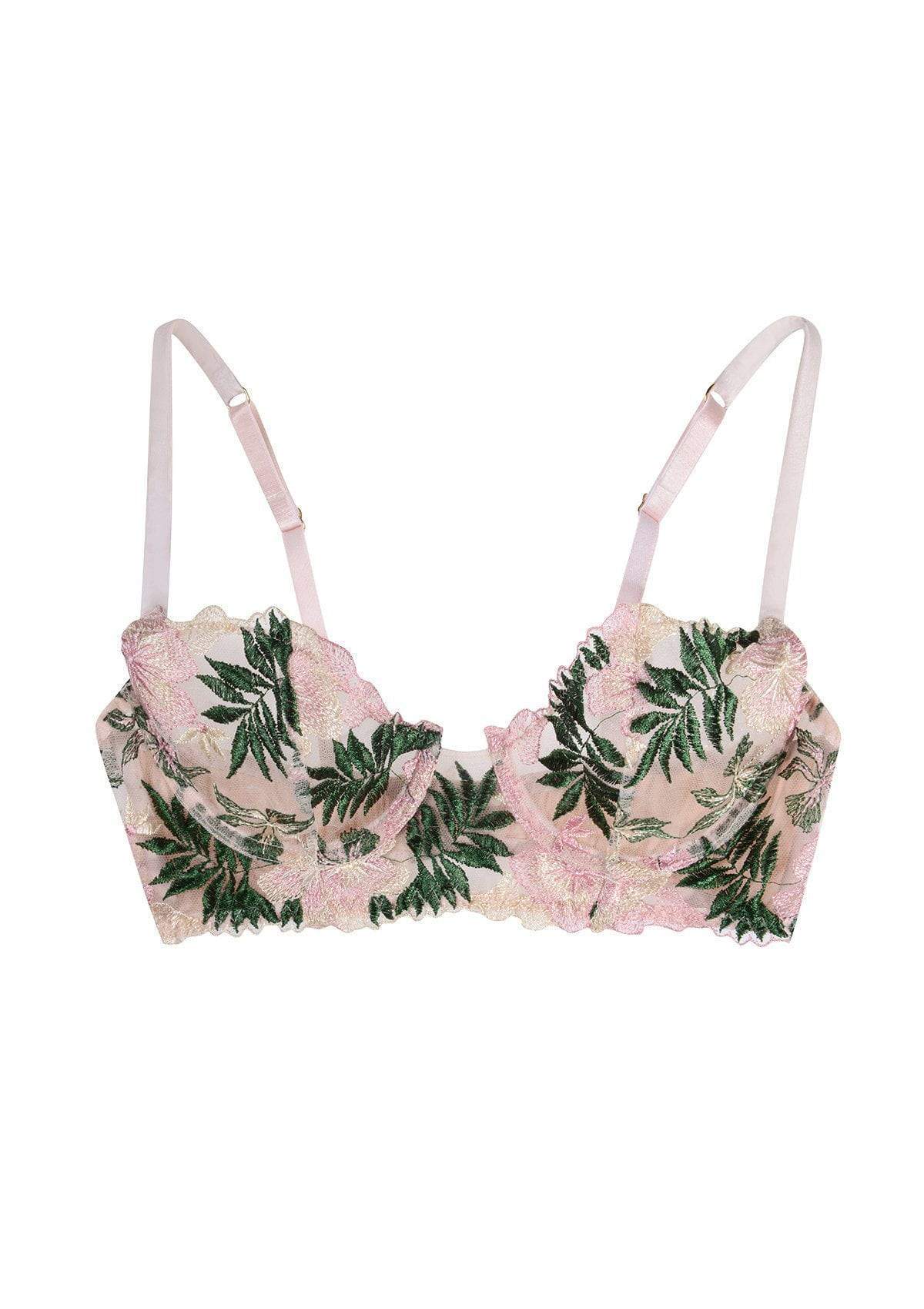 Les Fleurs Lingerie Bra - Luxury Designer Bra | Gilda & Pearl